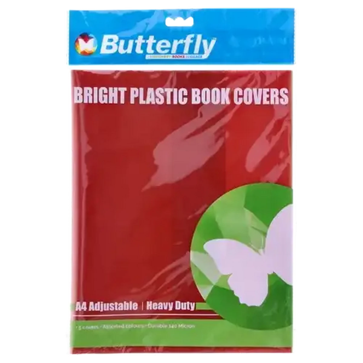 Checkers Sixty60 | Butterfly A4 Plastic Adjustable Book Covers 5 Pack