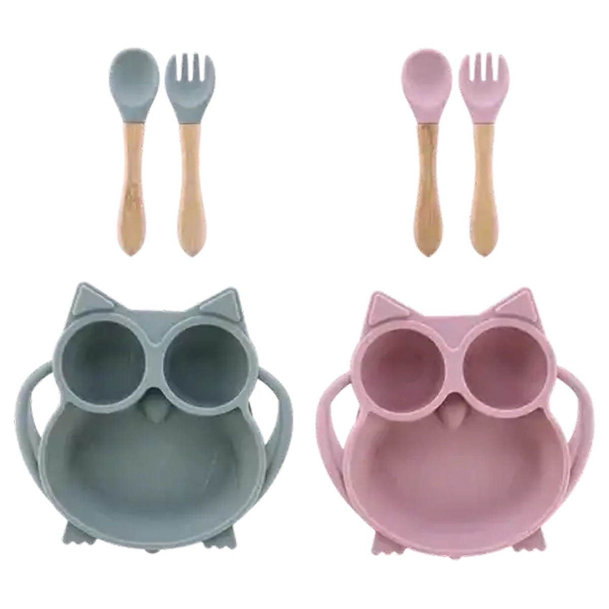 Checkers Sixty60 | Jolly Tots Silicone Suction Owl Bowl Set 3 Piece 12 ...