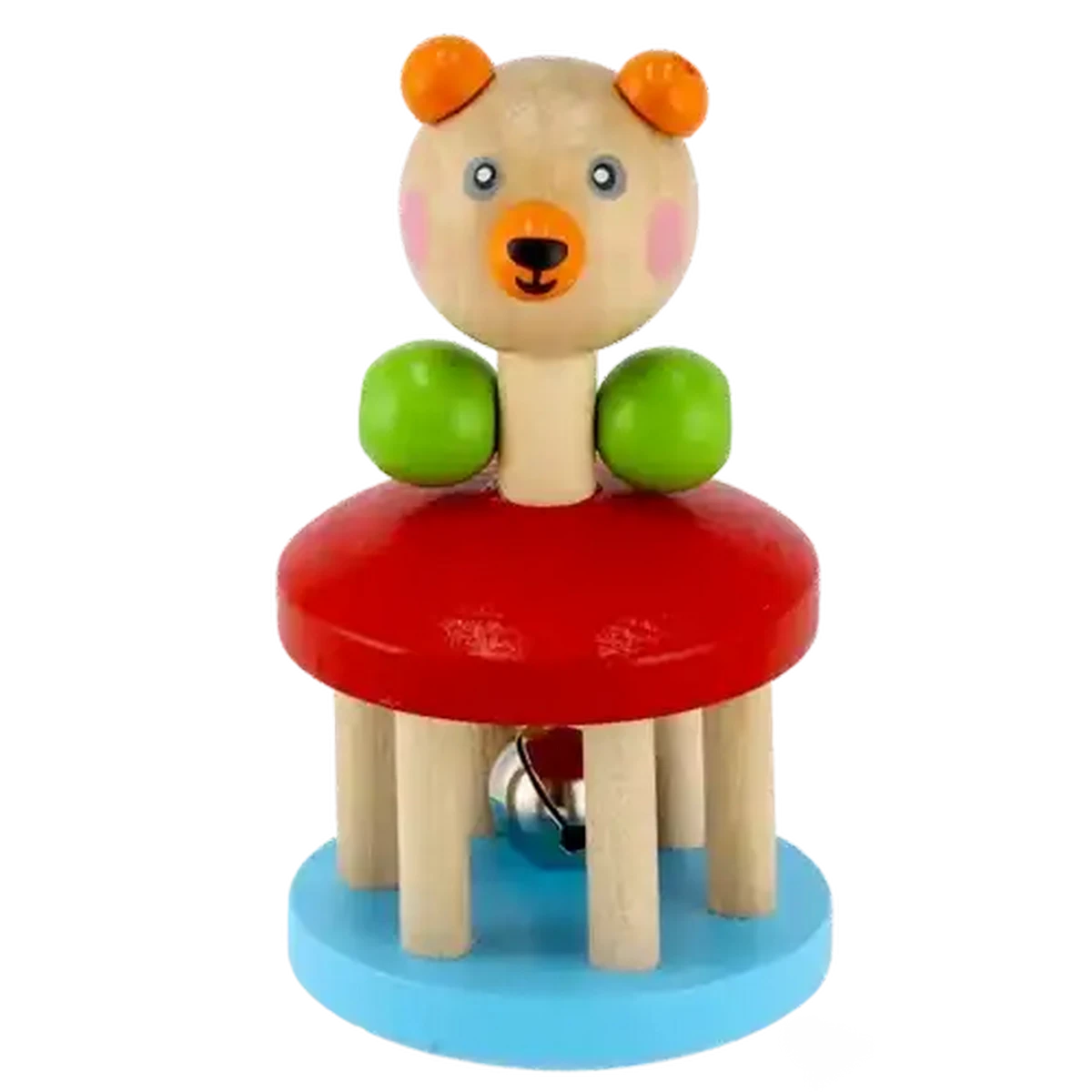 Checkers Sixty60 | Jolly Tots Bear Wooden Bell Rattle 3 Months+