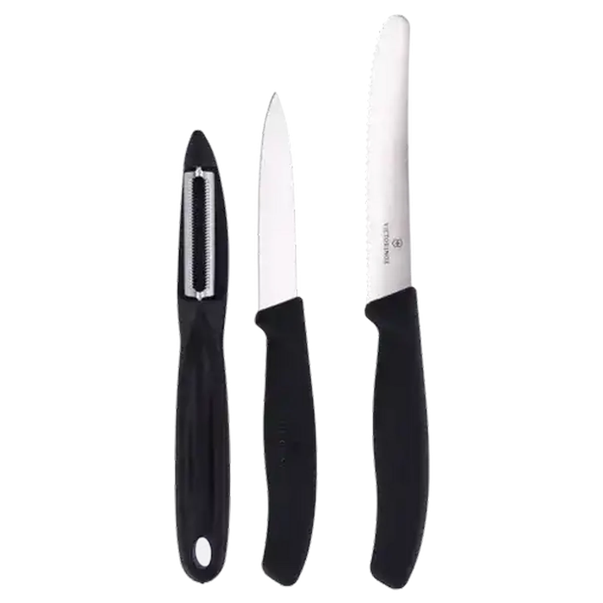 Checkers Sixty60 | Victorinox Black Paring Peeler Knife Set 3 Pack