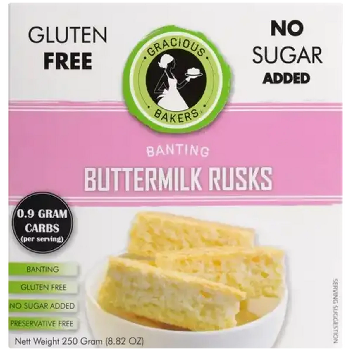 Checkers Sixty60 | Gracious Bakers Buttermilk Rusks 250g