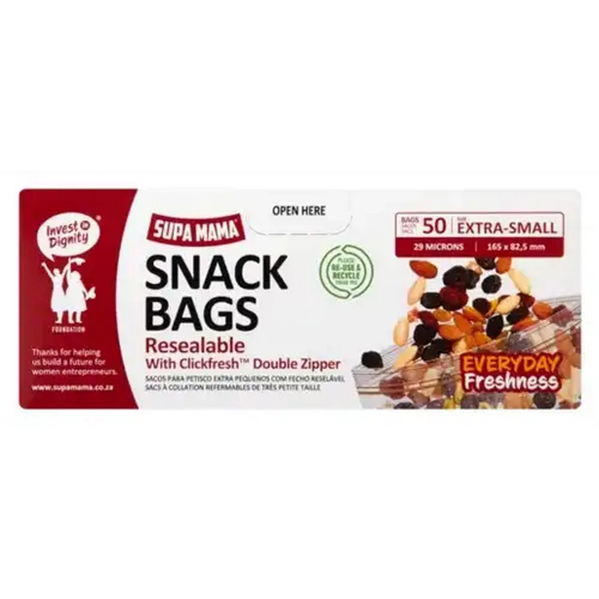 Checkers Sixty60 | Supa Mama Extra Small Resealable Snack Bags With ...
