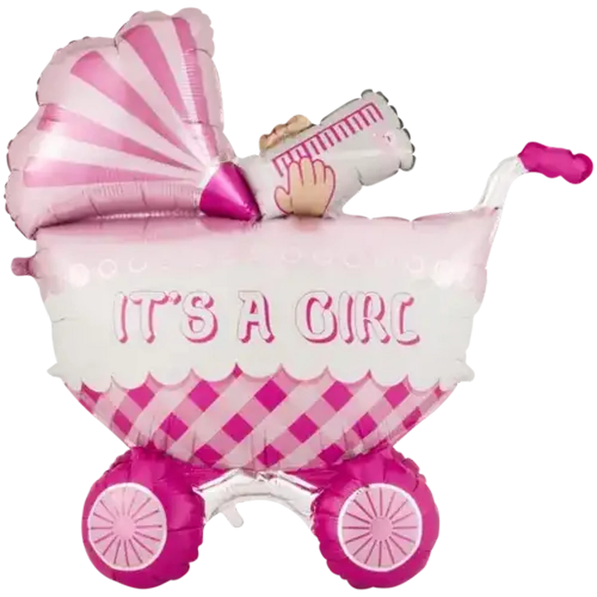 Checkers Sixty60 | Grabo Balloons Pink It's a Girl Pram Foil Balloon 107cm