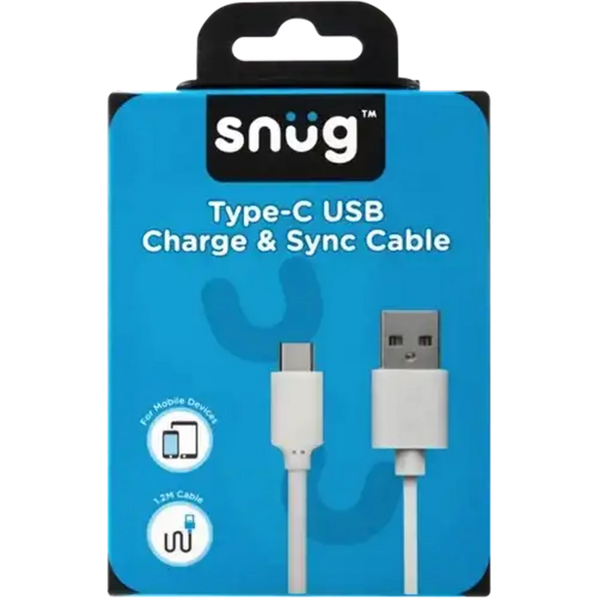 Checkers Sixty60 | Snug White USB Type-C Charge & Sync Cable 1.2m