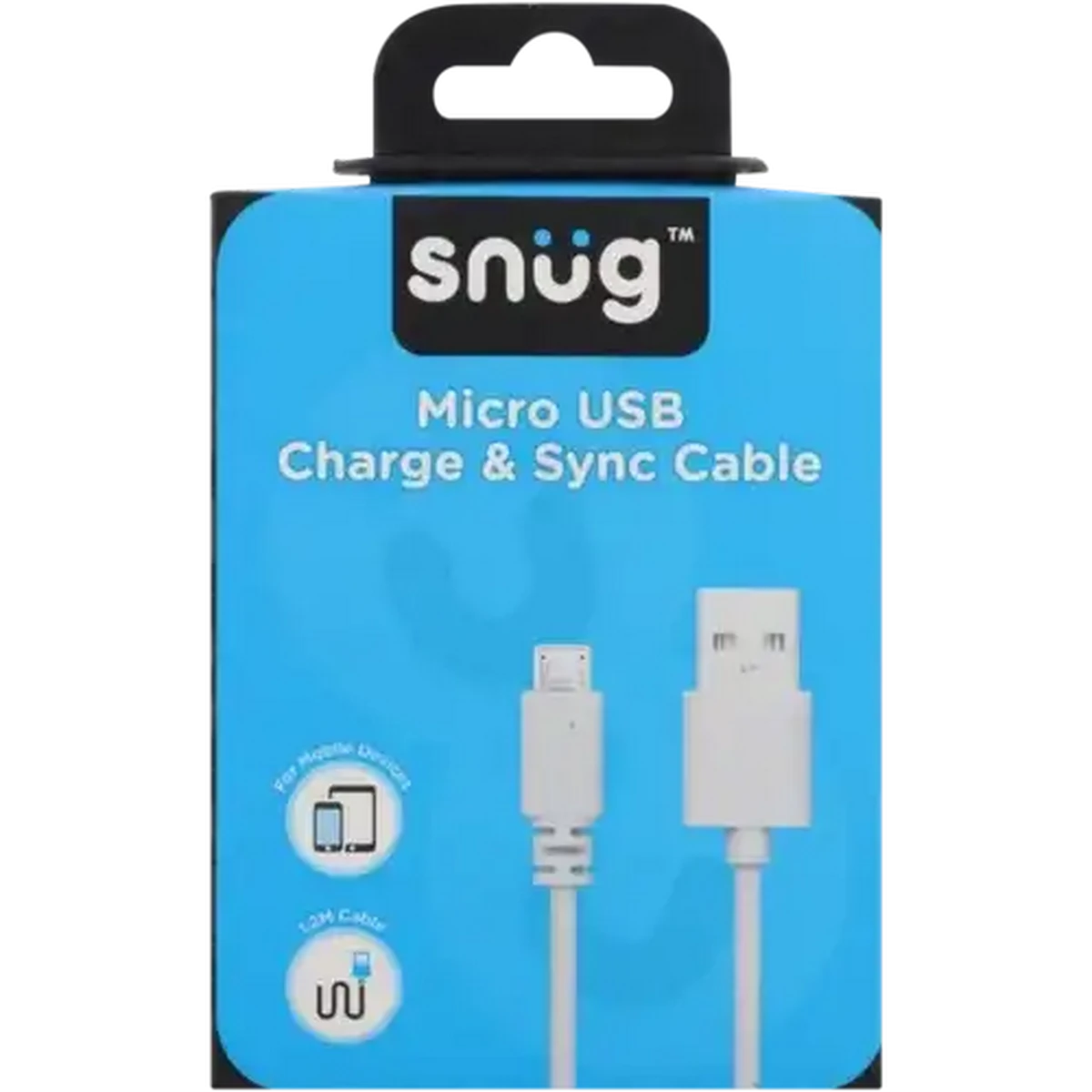 Checkers Sixty60 | Snug White Micro-USB Charge & Sync Cable 1.2m