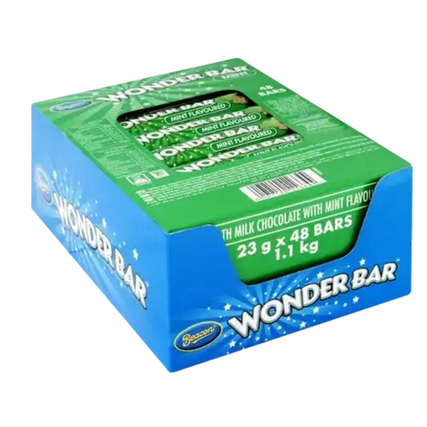 Checkers Sixty60 | Wonder Bar Mint Flavoured Milk Chocolate Bars 48 x 23g