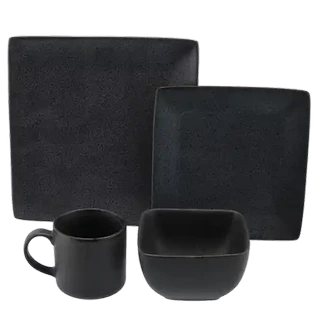 Checkers Sixty60 | Black Cane Dinner Set 16 Piece