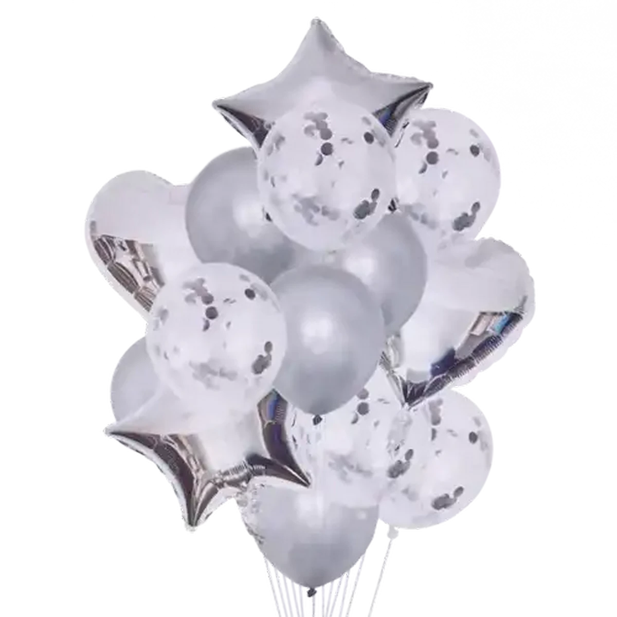 Checkers Sixty60 | Occasions Silver Balloon Bouquet 14 Piece