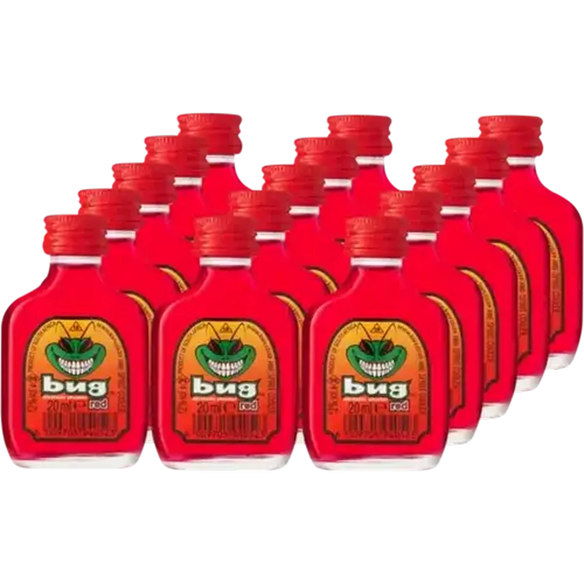 Checkers Sixty60 | Bug Red Alcoholic Shooter 15 x 20ml