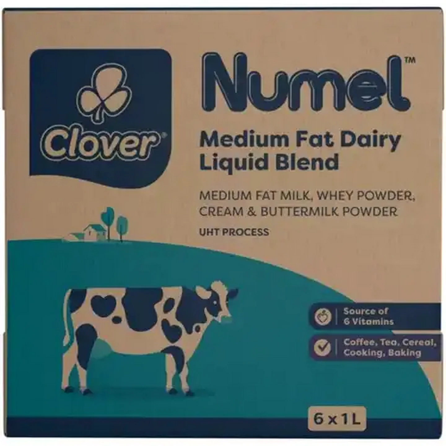Checkers Sixty60 | Clover Numel Medium Fat Dairy Liquid Blend 6 x 1L