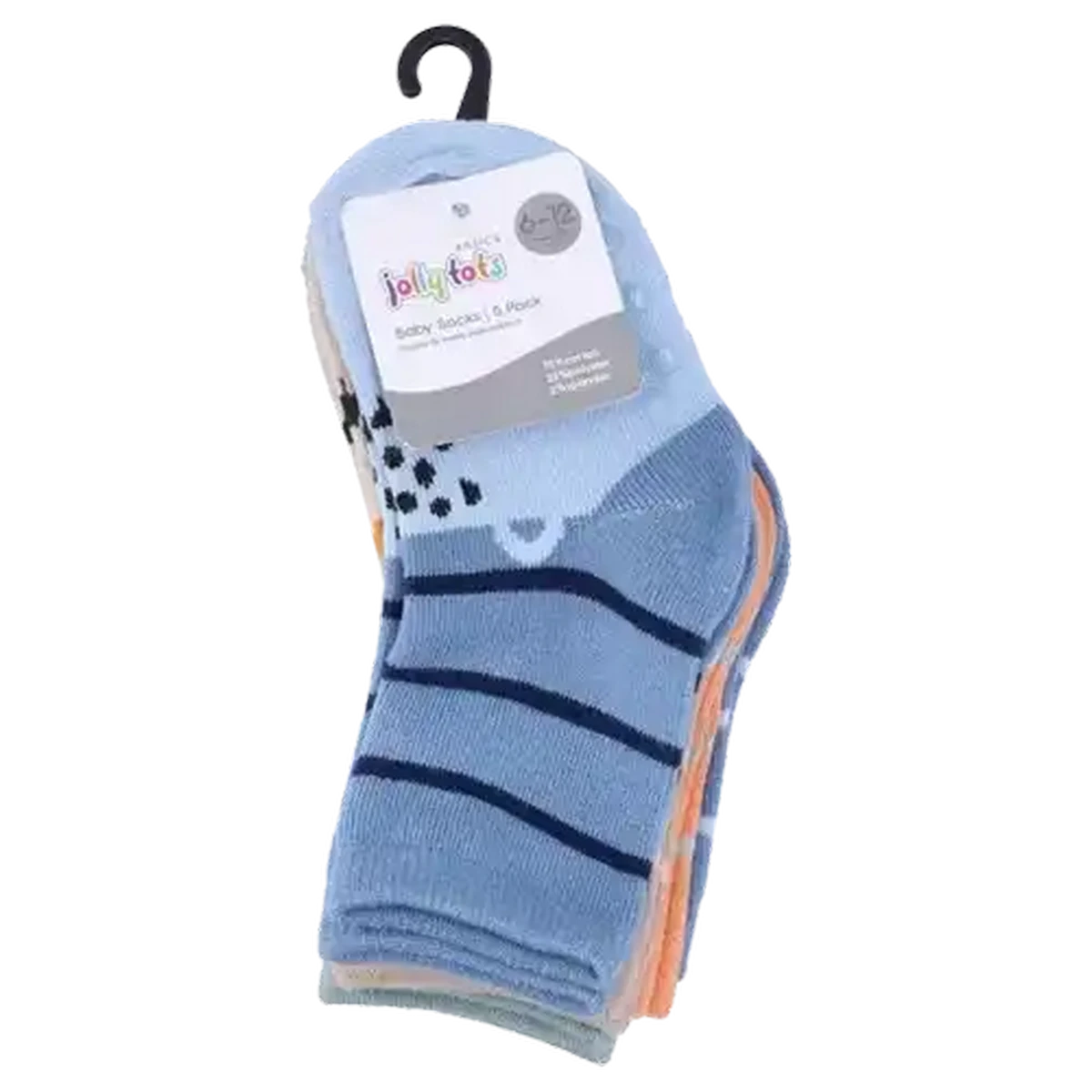 Checkers Sixty60 | Jolly Tots Multicolour Socks 6 - 12 Months 5 Pack