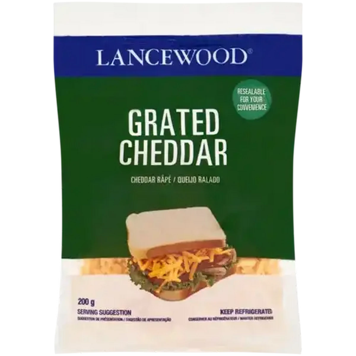 Checkers Sixty60 | LANCEWOOD Grated Cheddar Cheese Pack 200g