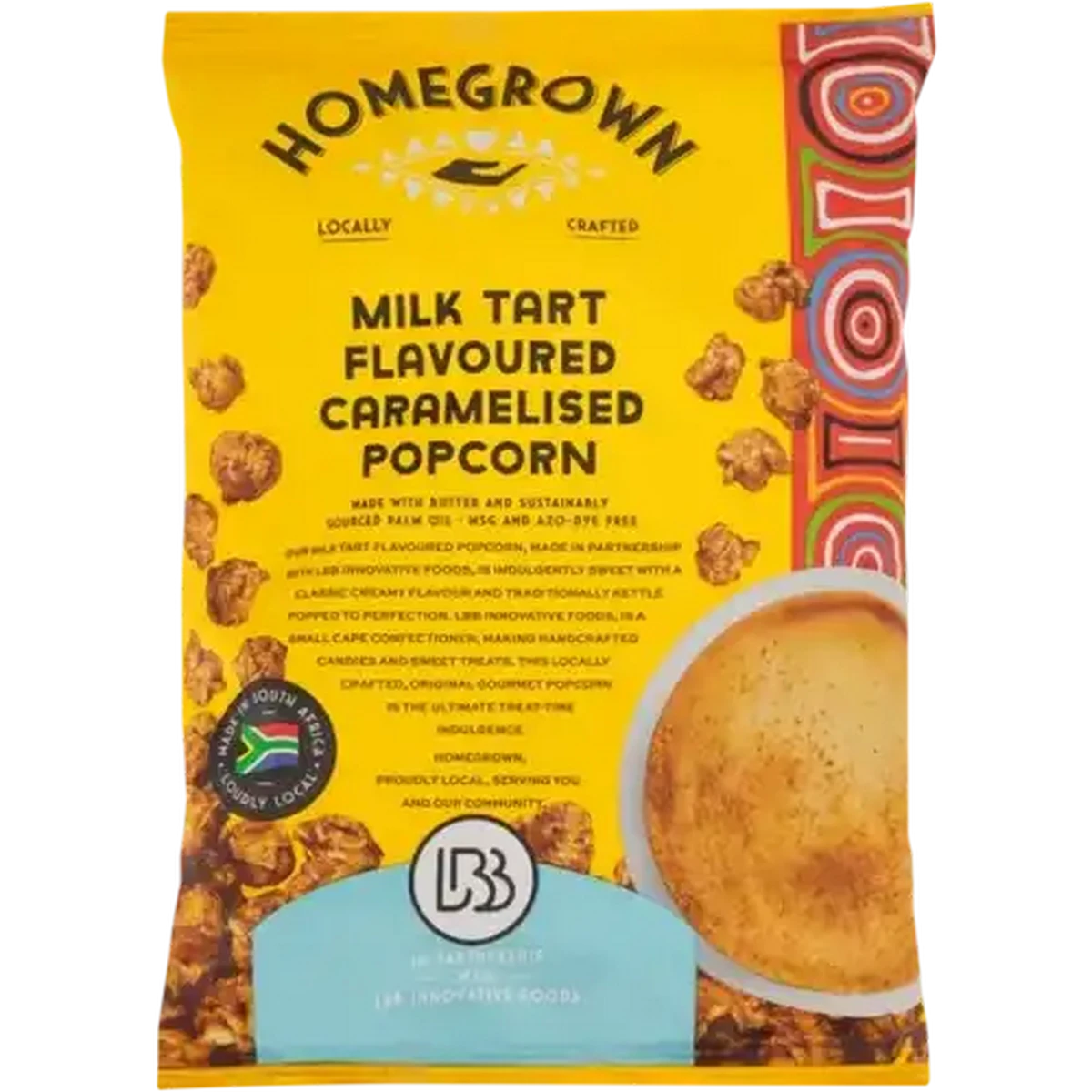 Checkers Sixty60 | Homegrown Milk Tart Flavoured Caramelised Popcorn 150g