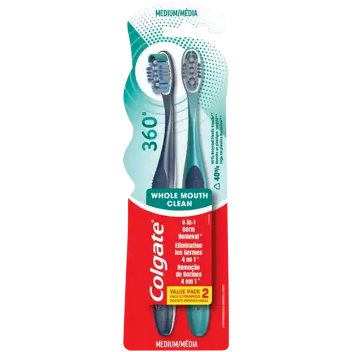 Checkers Sixty60 | Colgate 360° Medium Toothbrush 2 Pack