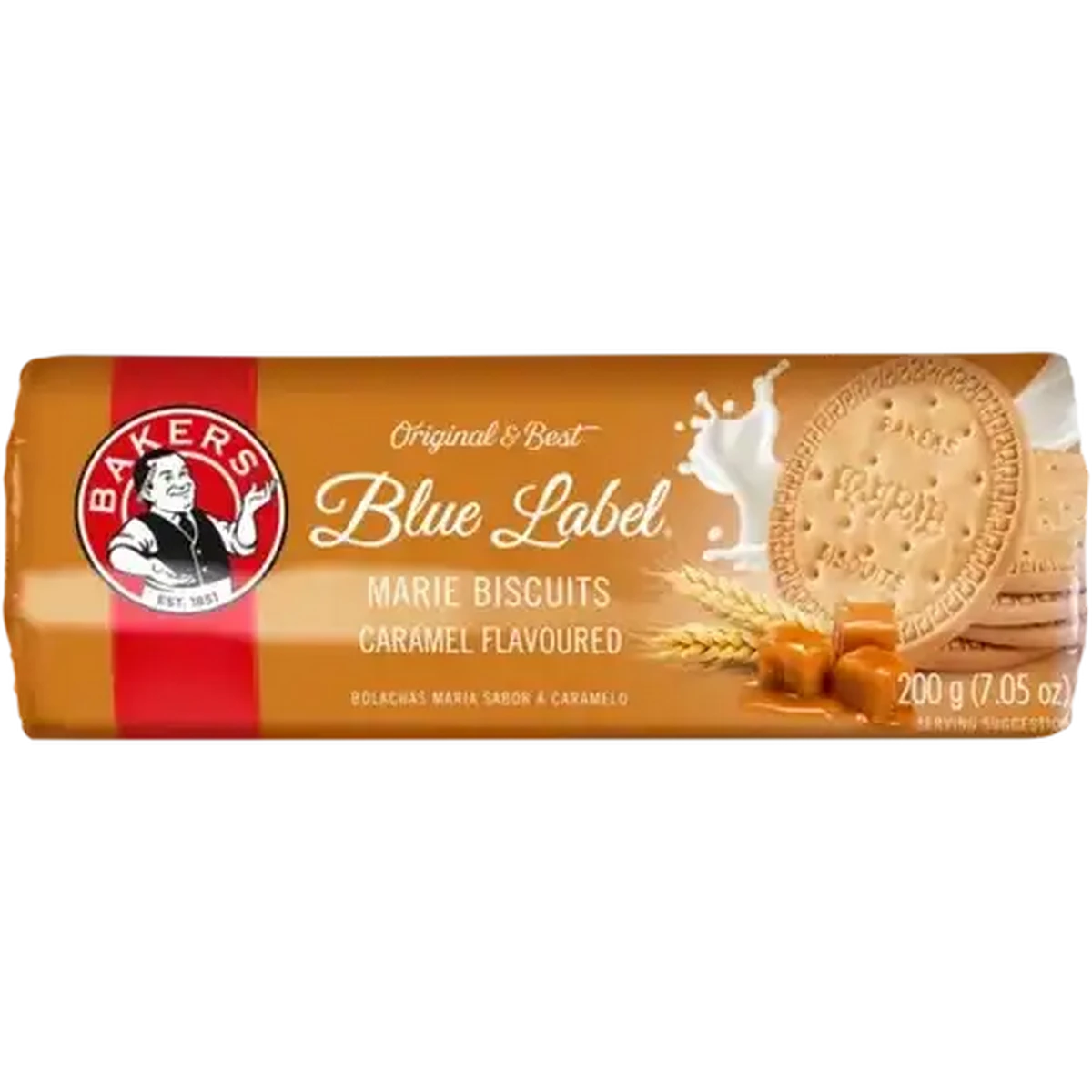 Checkers Sixty60 | Bakers Blue Label Caramel Flavoured Marie Biscuits 200g