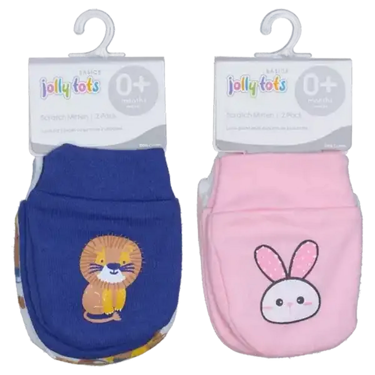 Checkers Sixty60 | Jolly Tots Newborn Scratch Mitten 0 Months + 2 Pack ...