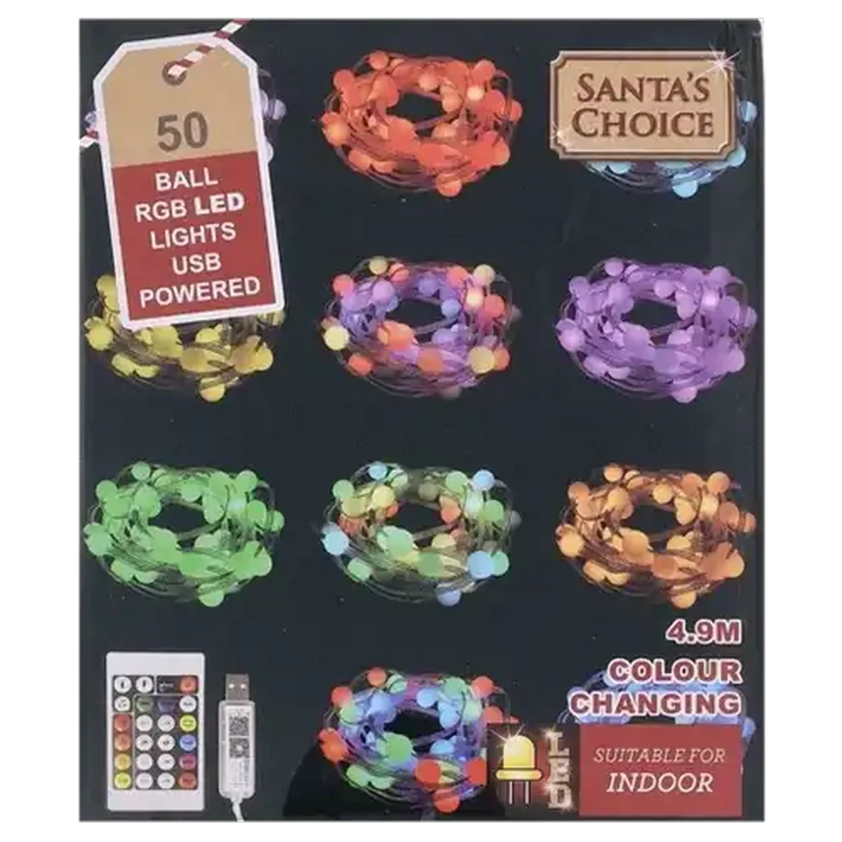 Checkers Sixty60 | Santa's Choice RGB Ball LED Colour Changing Lights ...