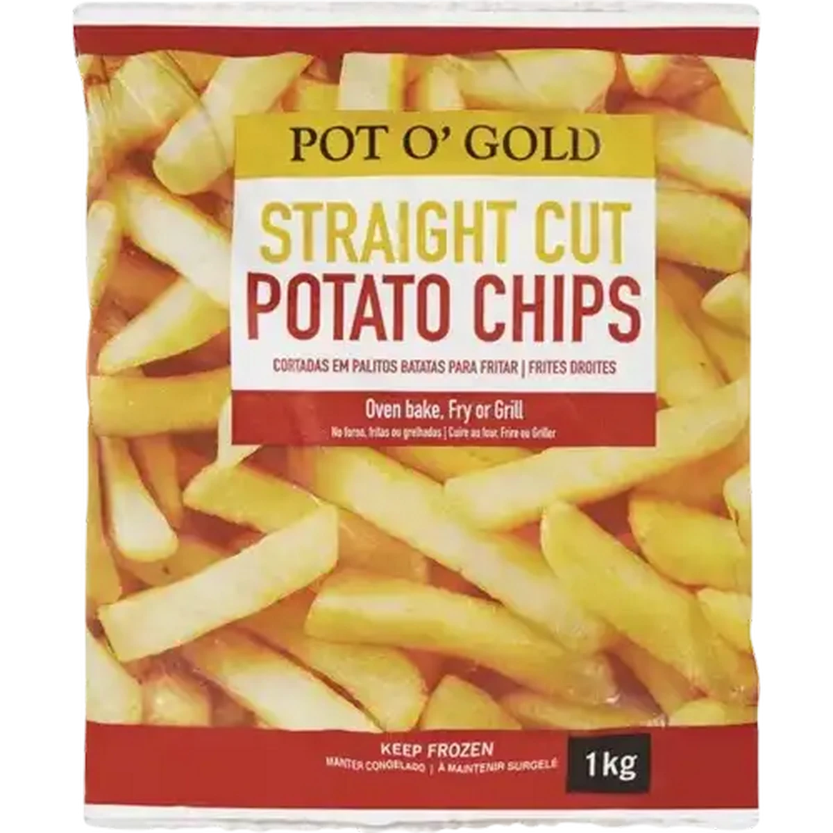 Checkers Sixty60 | Pot O' Gold Frozen Oven Bake/Fry Potato Chips 1kg