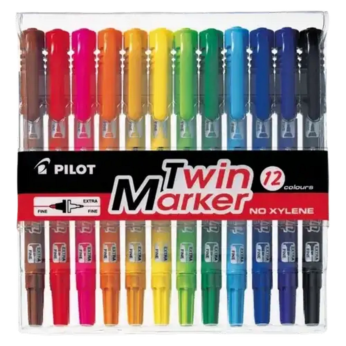 Checkers Sixty60 | Pilot Twin Marker 12 Pack (2.0mm Fine Tip; 0.8mm ...