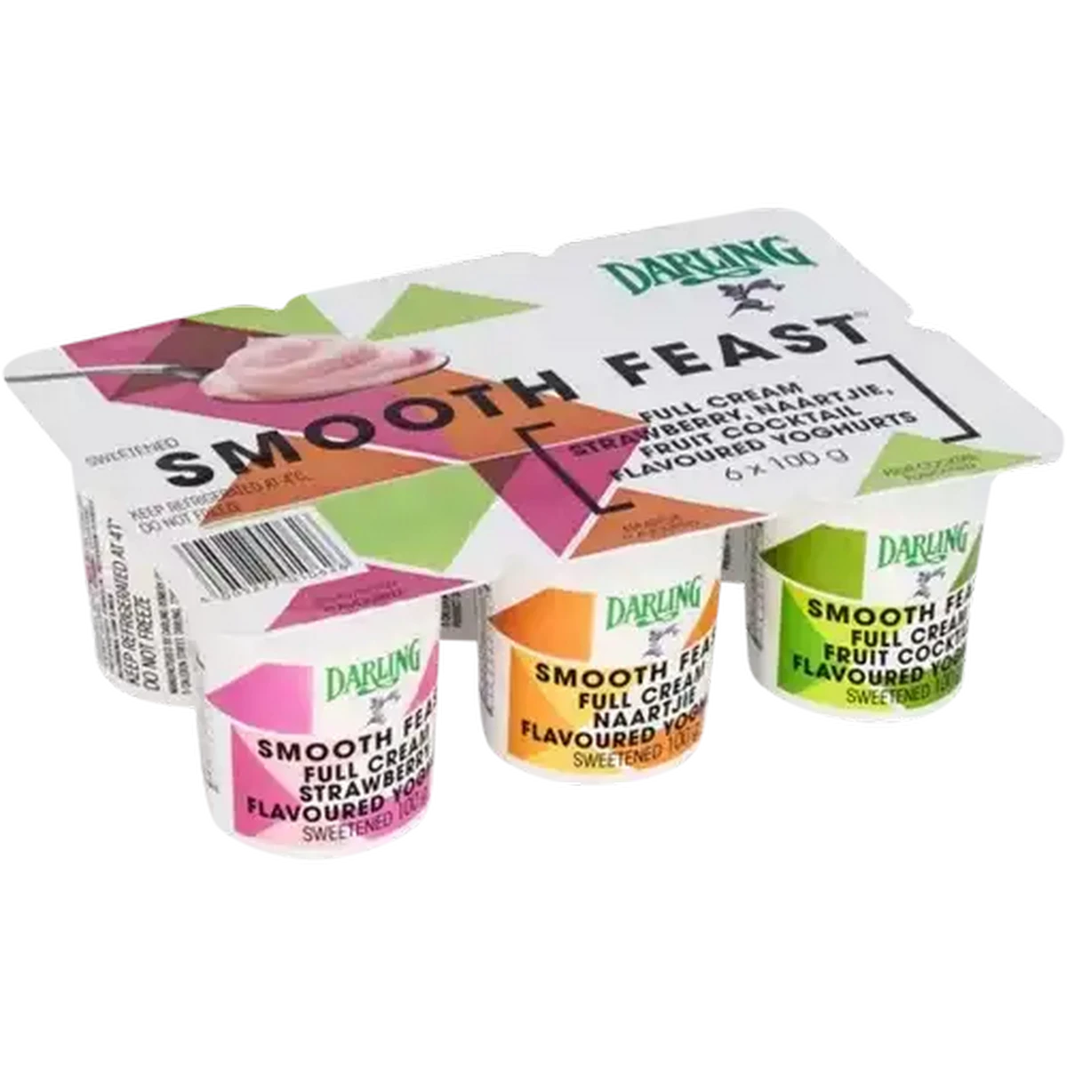 Checkers Sixty60 | Darling Smooth Feast Assorted Full Cream Yoghurt 6 x ...