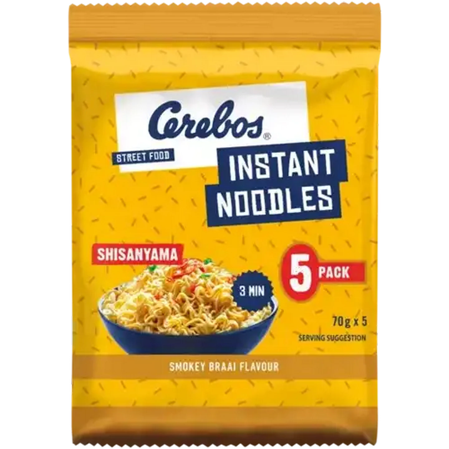Checkers Sixty60 | Cerebos Street Food Shisanyama Instant Noodles 5 x 70g