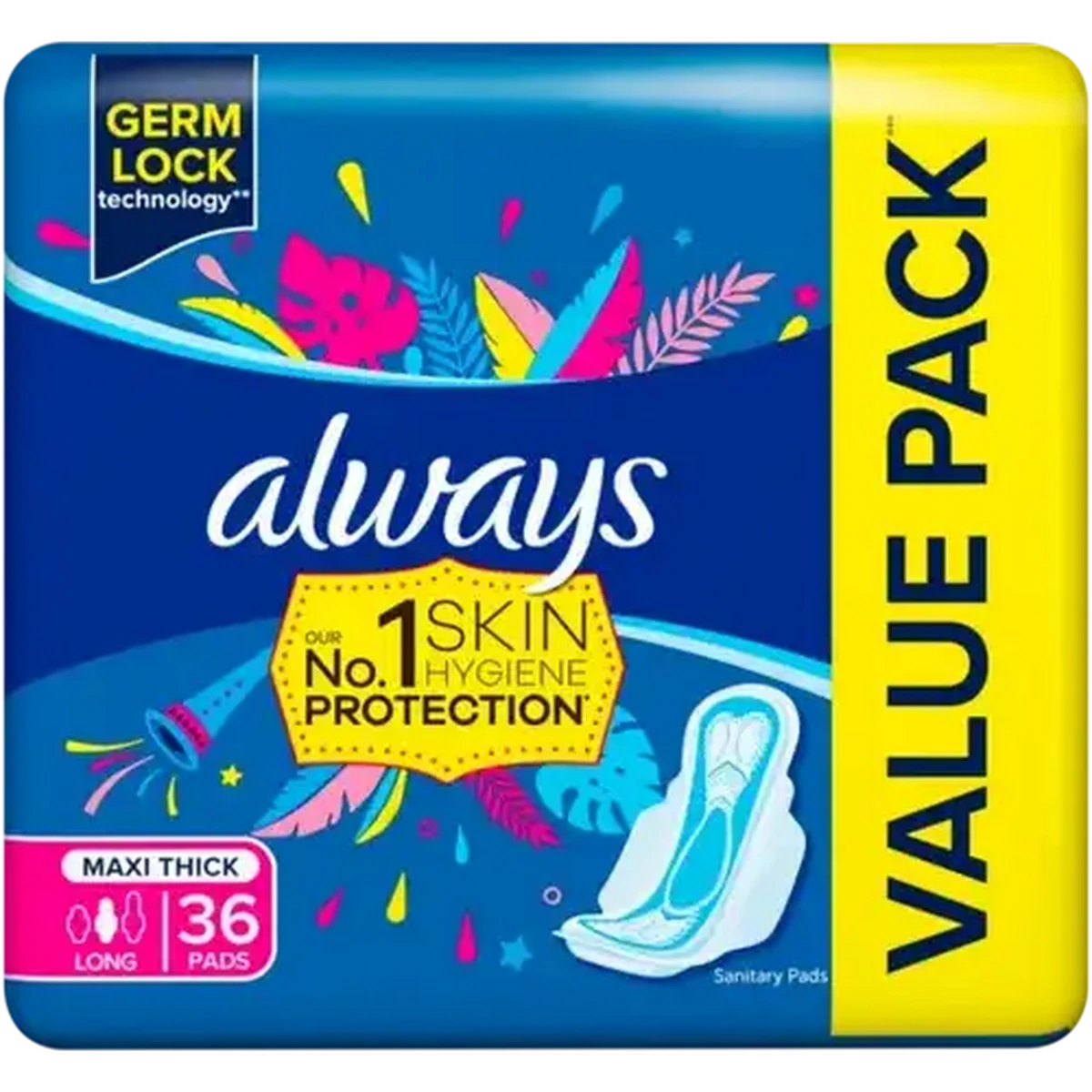 Checkers Sixty60 | Always Long Maxi Thick Sanitary Pads 36 Pack