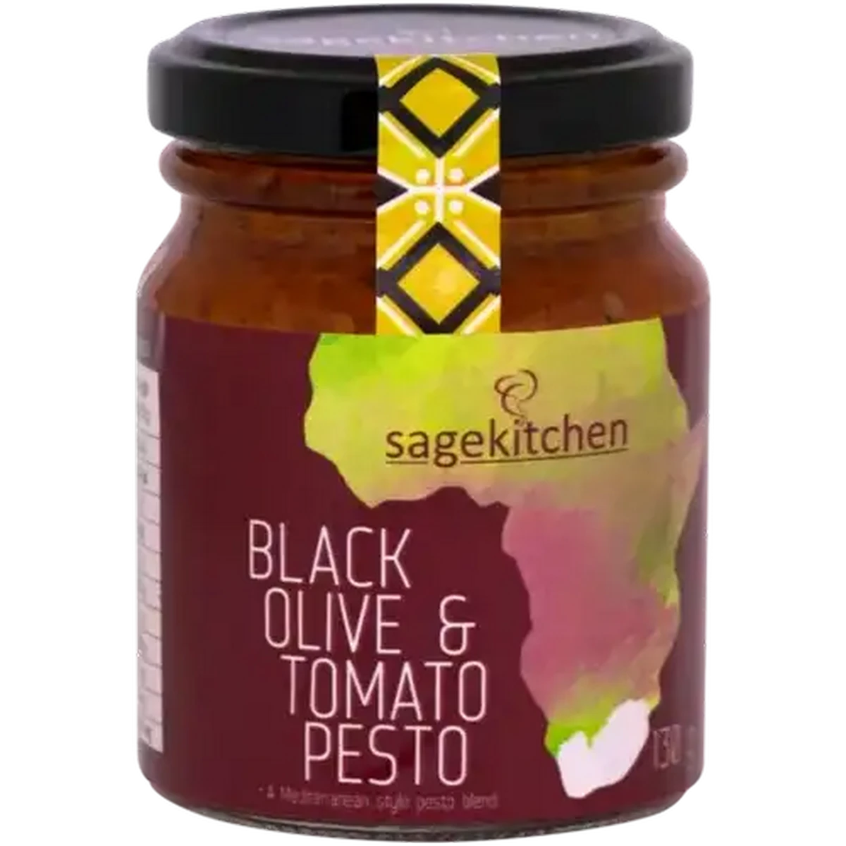 Checkers Sixty60 | Sage Kitchen Black Olive & Tomato Pesto 130g