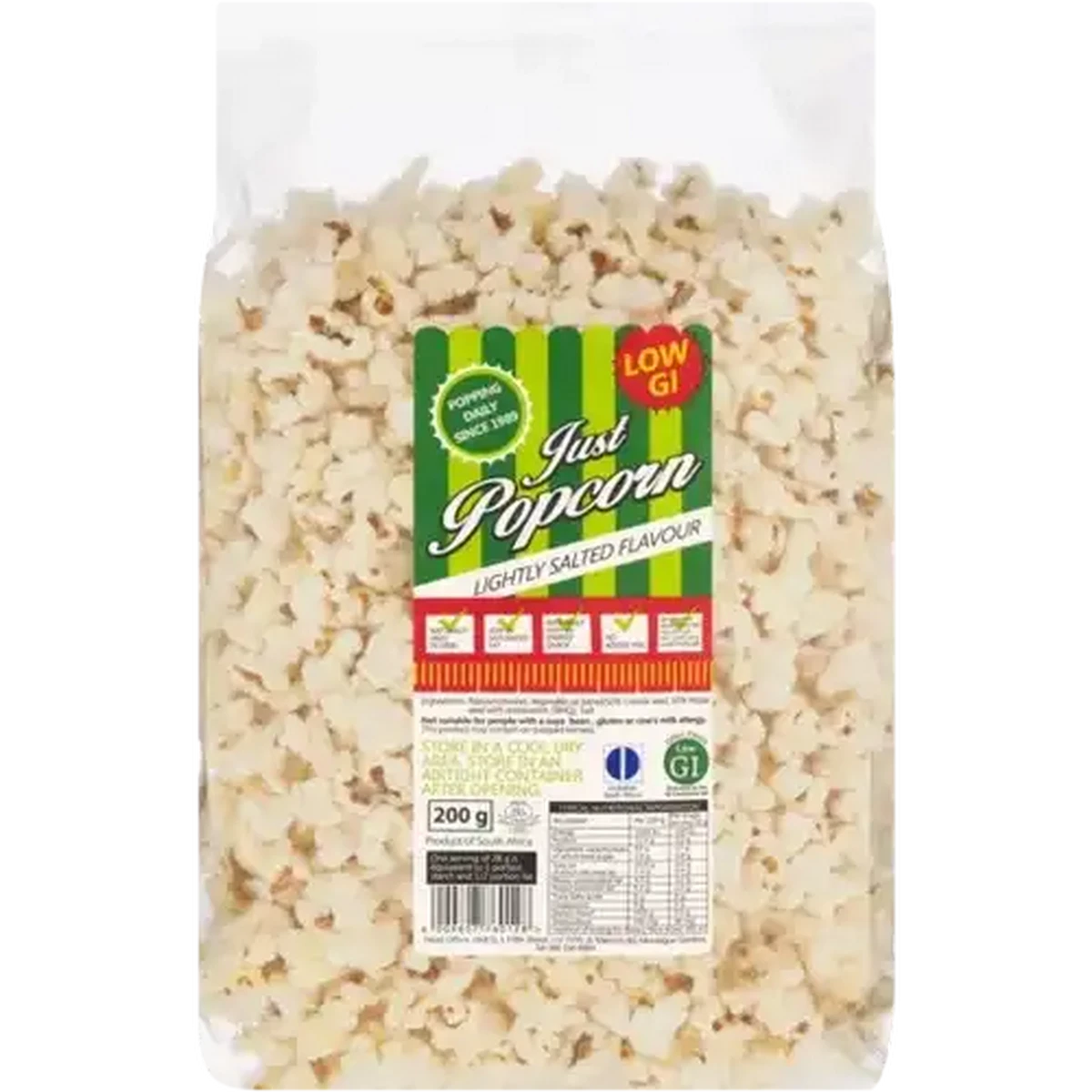 Checkers Sixty60 | Just Popcorn Lightly Salted Flavour Popcorn 200g