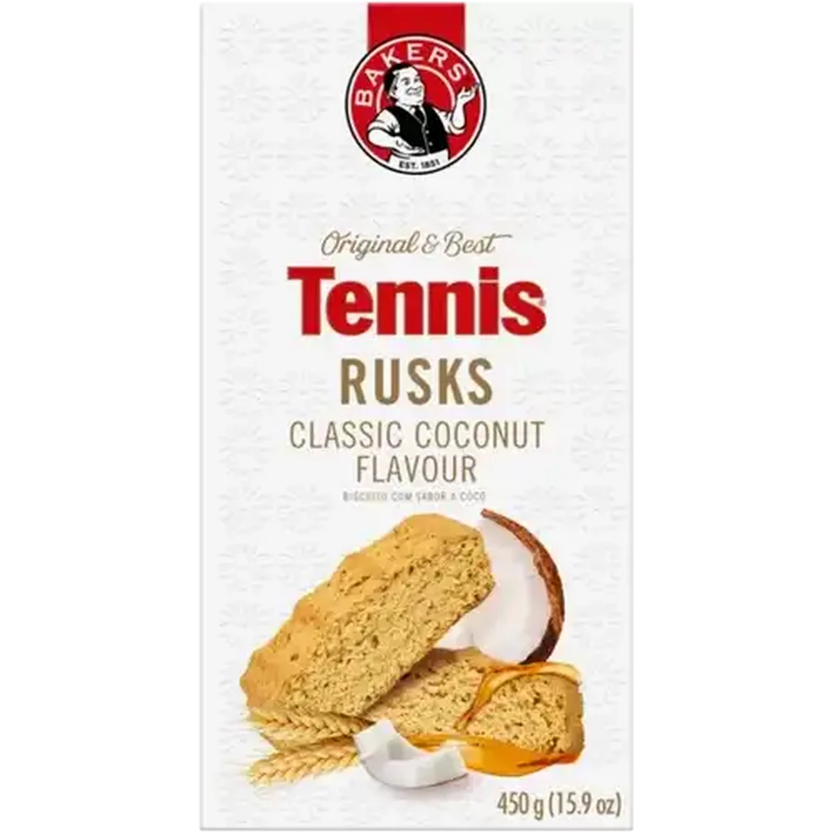 Checkers Sixty60 | Bakers Tennis Classic Coconut Rusks 450g