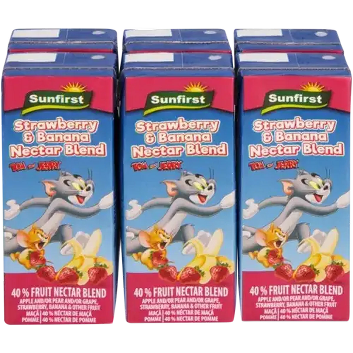 Checkers Sixty60 | Sunfirst Strawberry & Banana Nectar Blend 6 x 200ml