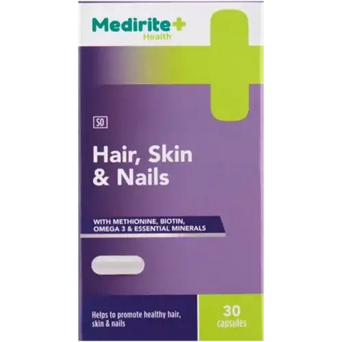 Checkers Sixty60 | Medirite Hair, Skin & Nails Vitamin Capsules 30 Pack
