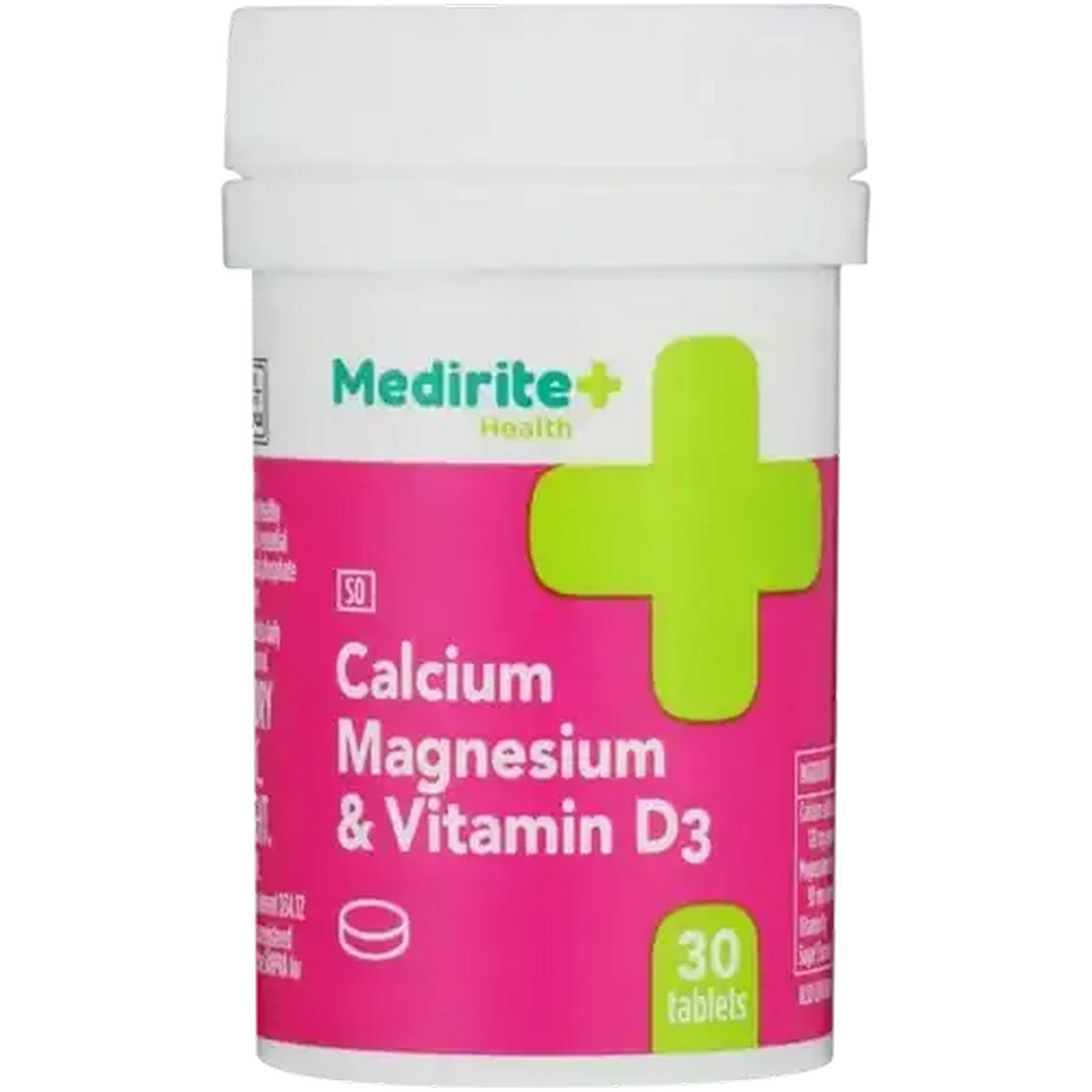 Checkers Sixty60 | Medirite Calcium Magnesium & Vitamin D3 30 Tablets