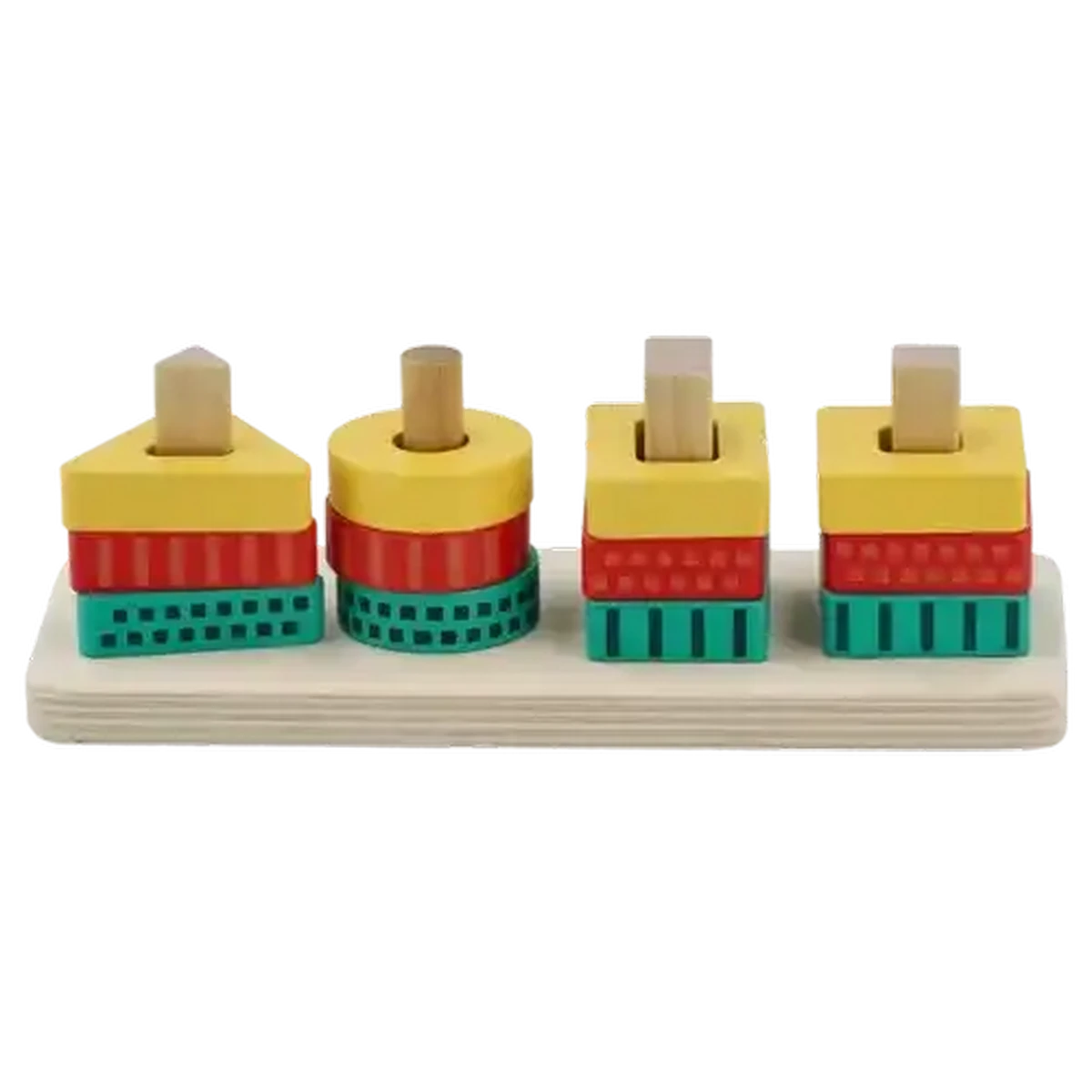 Checkers Sixty60 | Fisher-Price Wooden Shape Stacker 13-Pieces