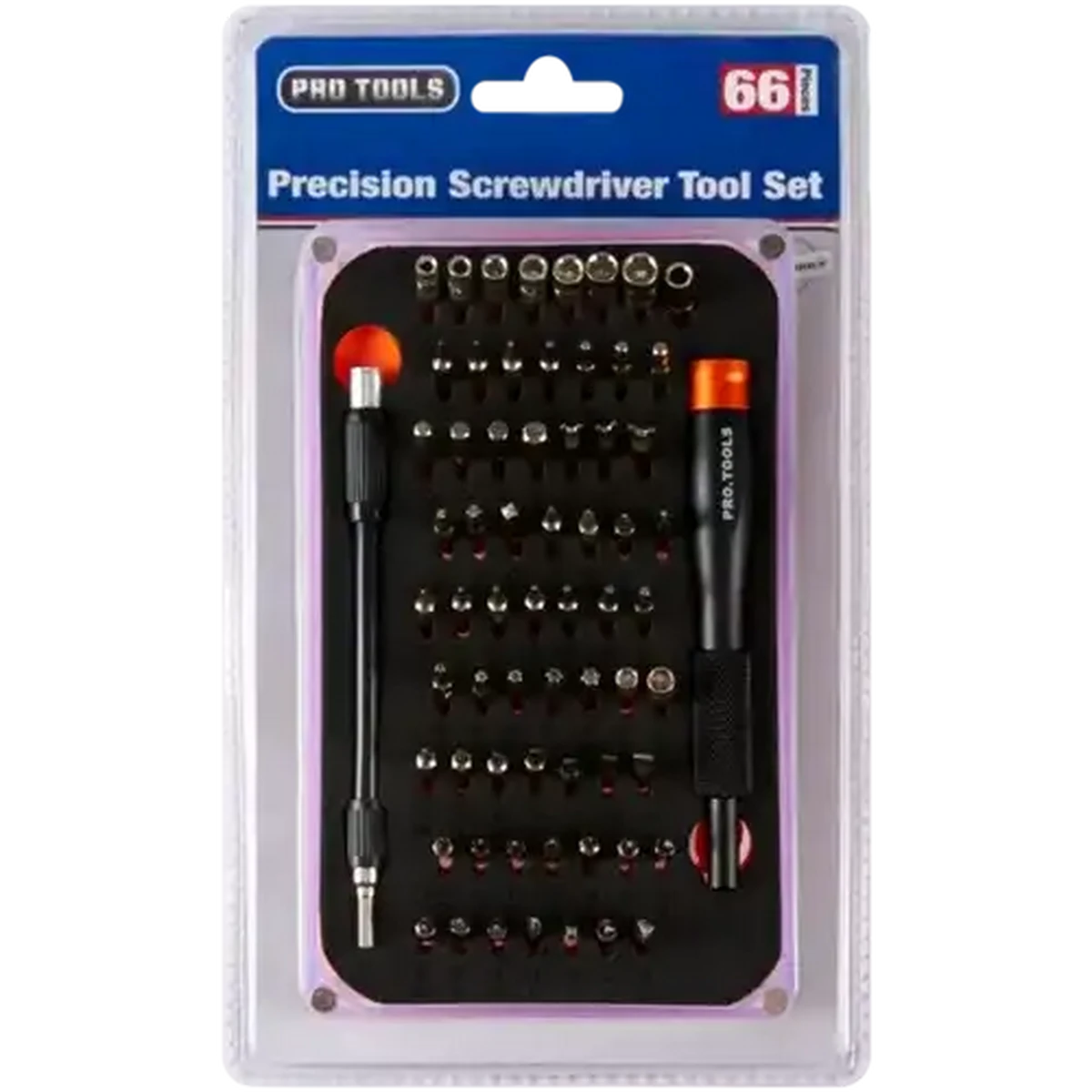 Checkers Sixty60 | Pro Tools Black Precision Screwdriver Tool Set 66 Piece