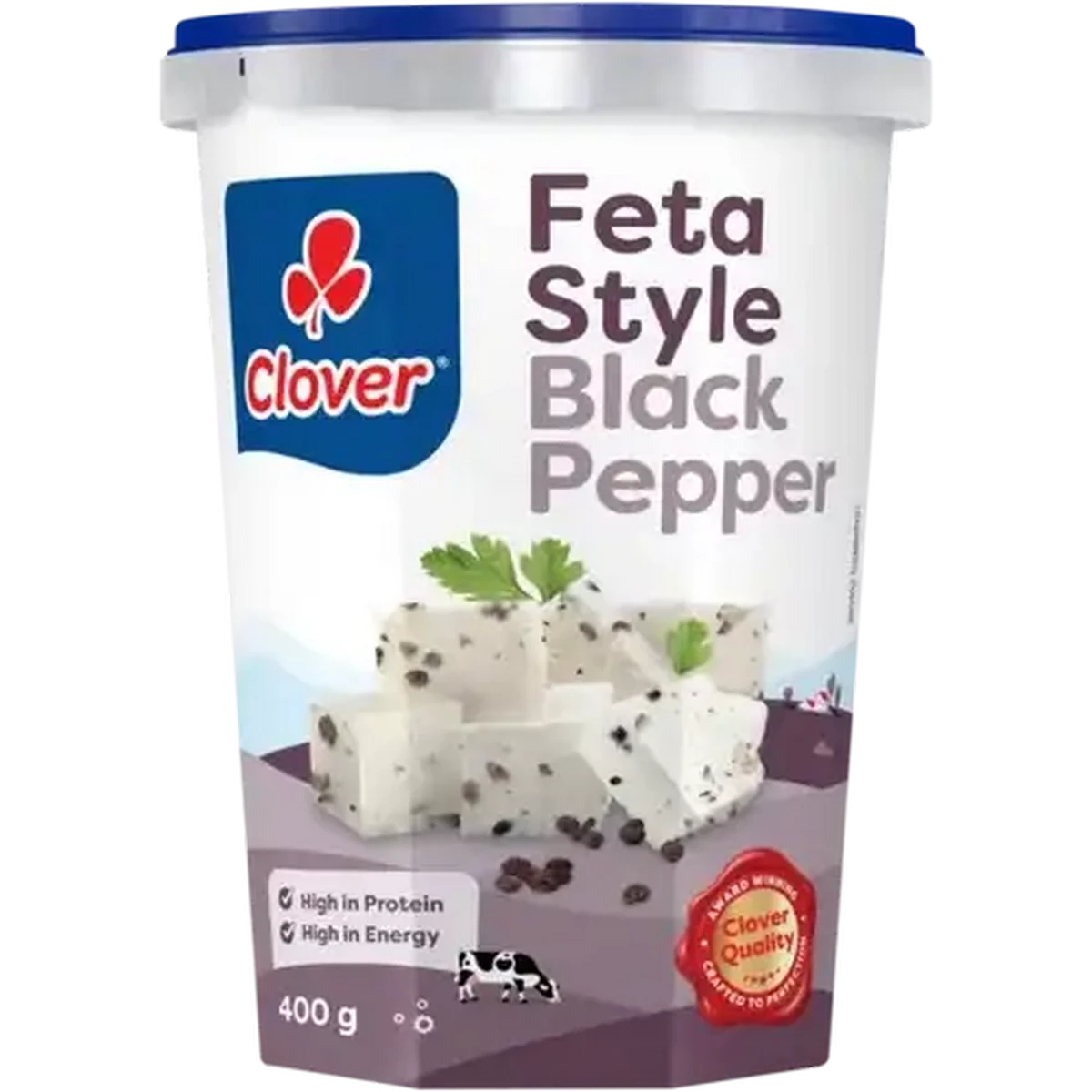 Checkers Sixty60 | Clover Black Pepper Feta Style Cheese 400g