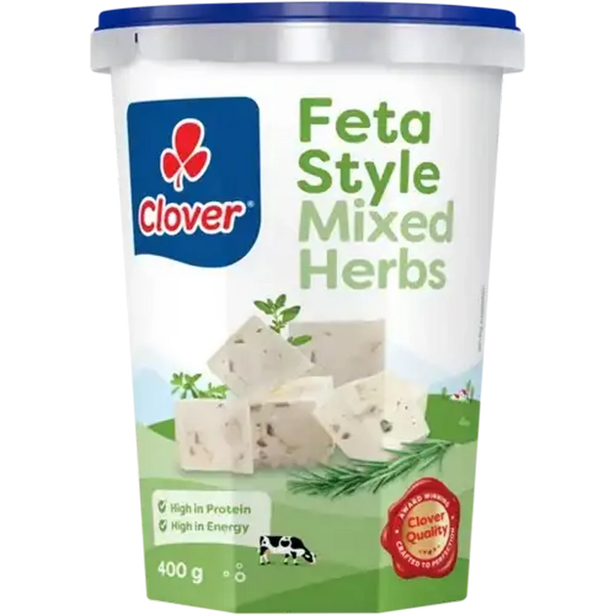 Checkers Sixty60 | Clover Mixed Herbs Feta Style Cheese 400g