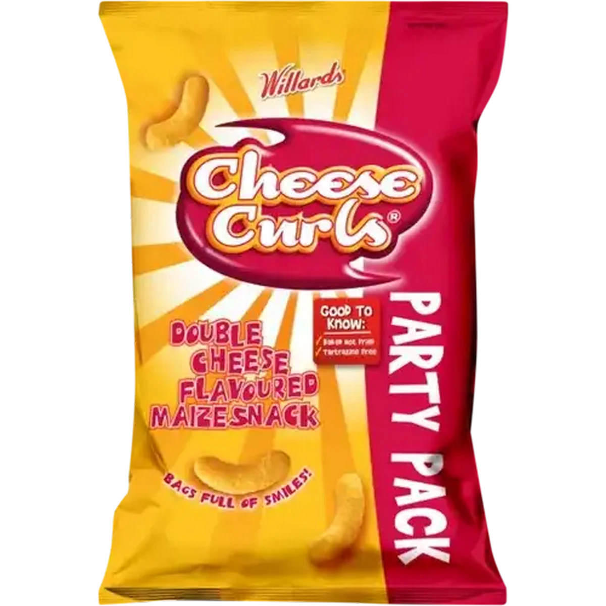 Checkers Sixty60 | Willards Cheese Curls Double Cheese Flavoured Maize ...