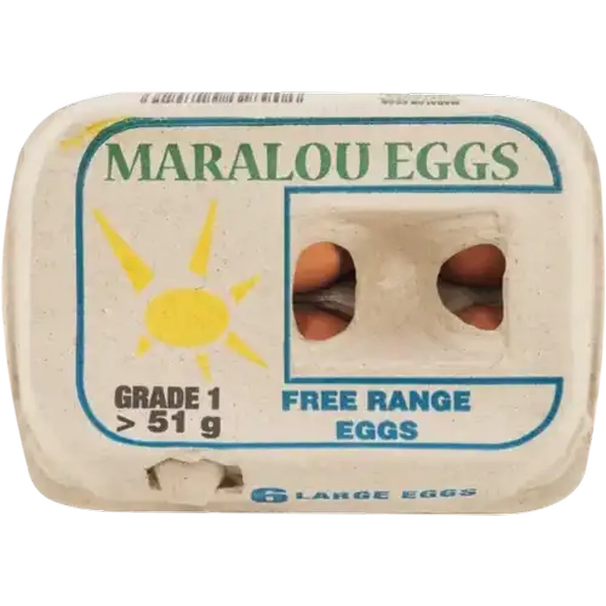 Checkers Sixty60 | Maralou Eggs Large Free Range Eggs 6 Pack