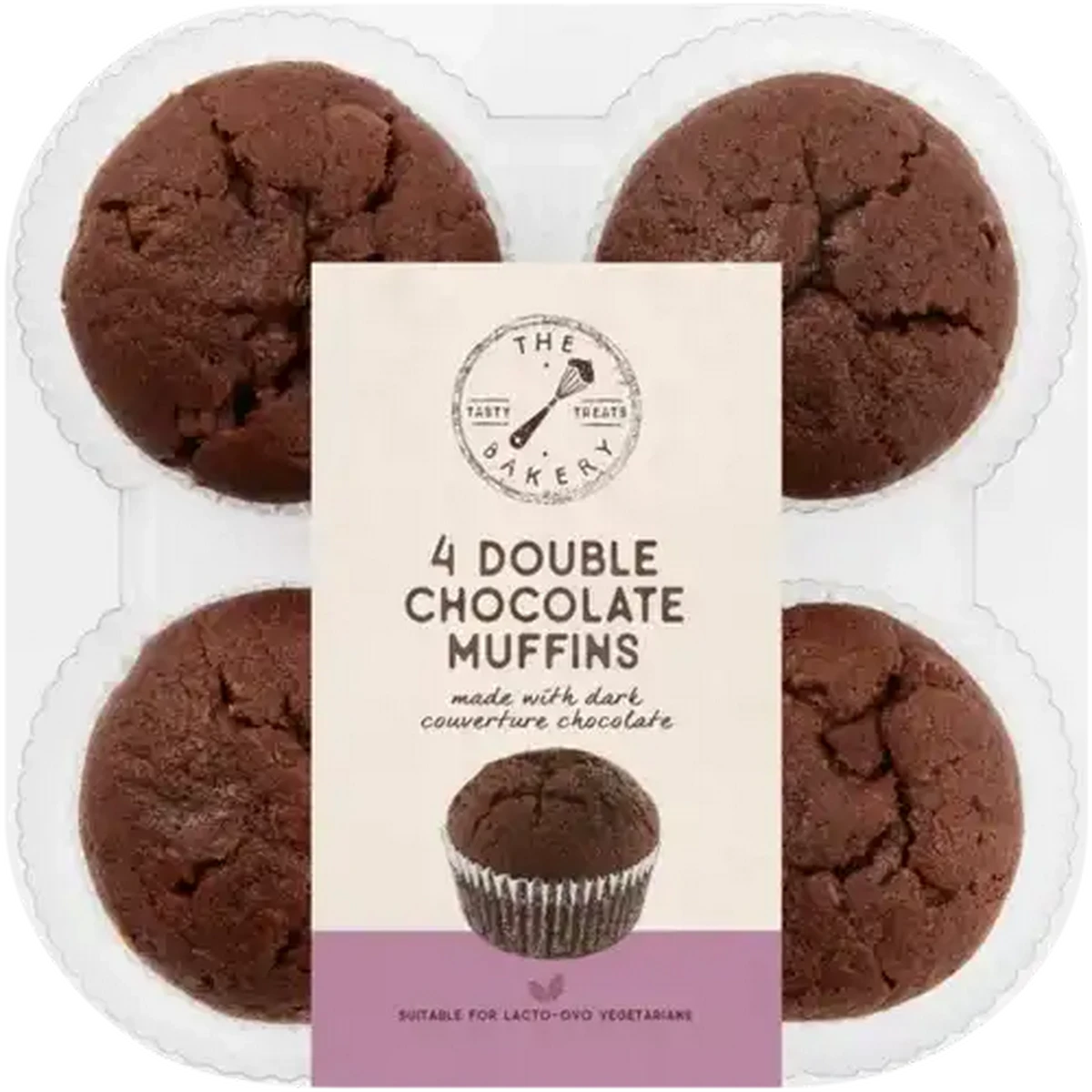 Checkers Sixty60 | The Bakery Double Chocolate Muffins 4 Pack