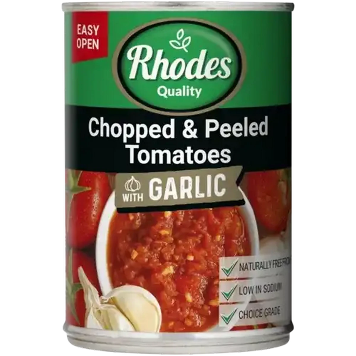 Checkers Sixty60 | Rhodes Quality Chopped & Peeled Tomatoes with Garlic ...
