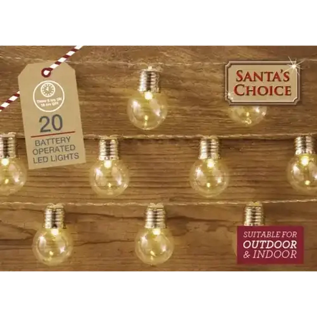 Checkers Sixty60 | Santa's Choice Battery Operated LED Lights 20 Pack