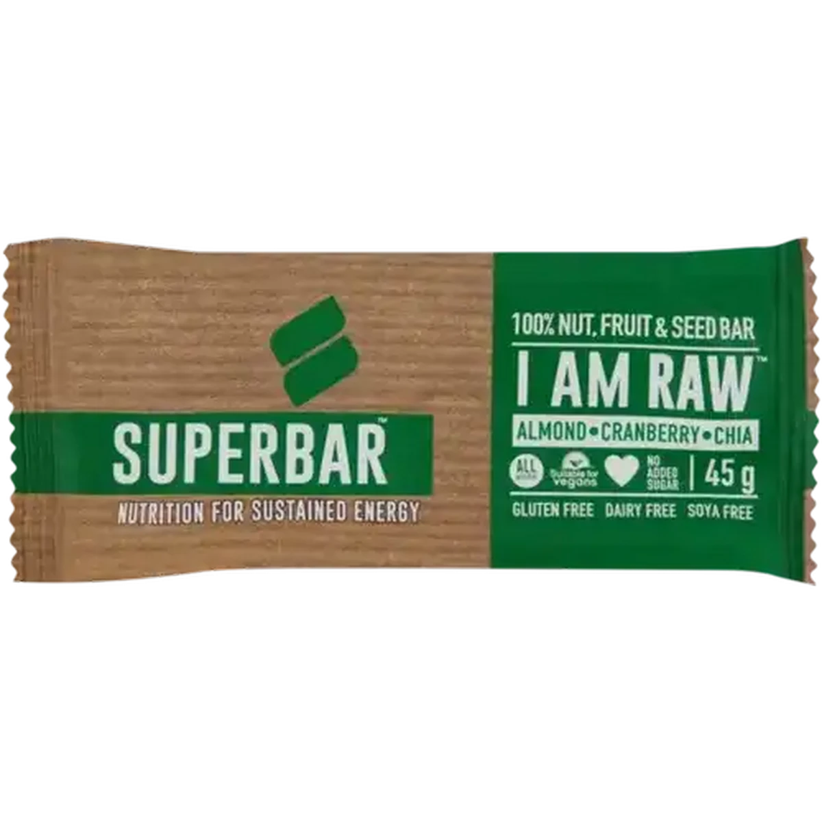 Checkers Sixty60 | Superbar I Am Raw 100% Nut, Fruit & Seed Bar 45g