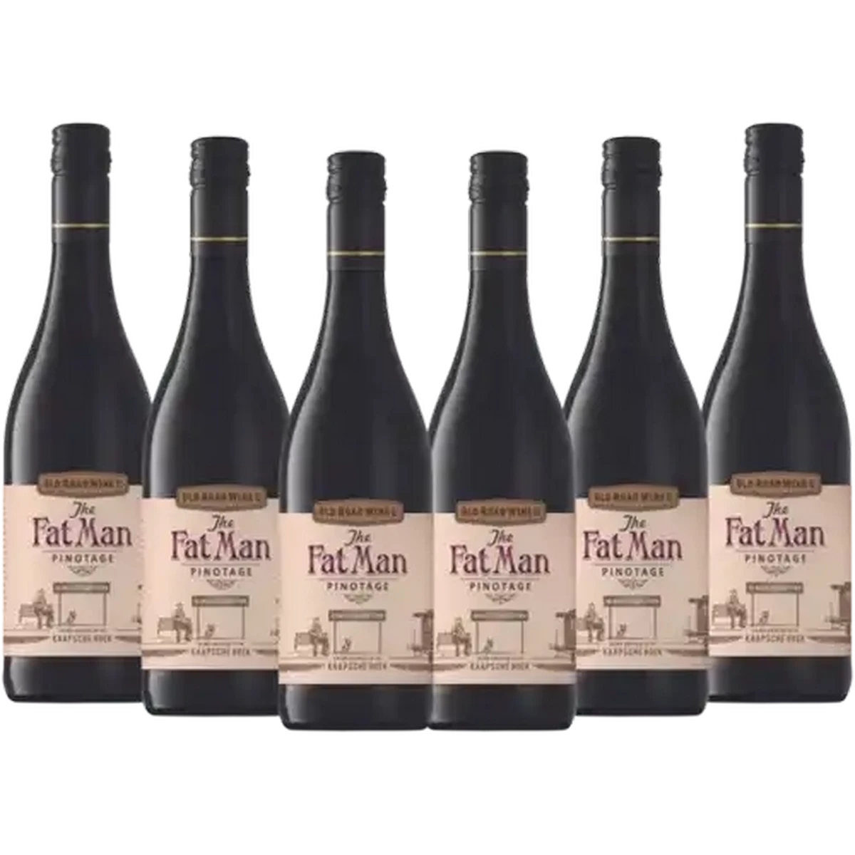 Checkers Sixty60 | Old Road Wine Co. The Fat Man Pinotage Bottles 6 x 750ml