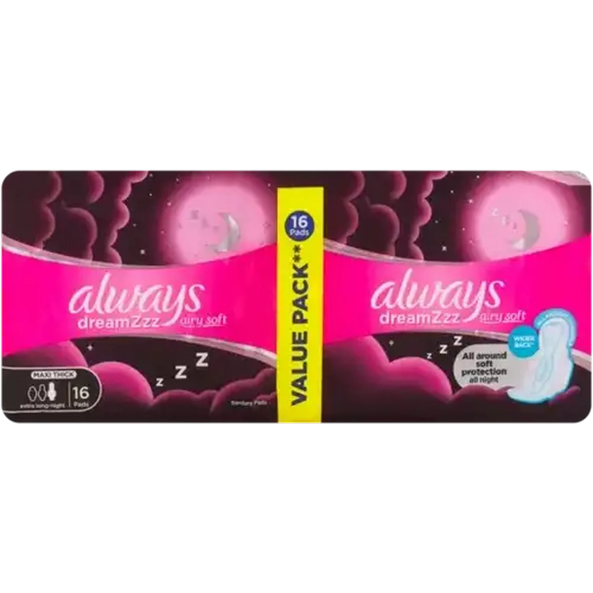 Checkers Sixty60 | Always Dreamzzz Extra Long Night Maxi Thick Sanitary ...