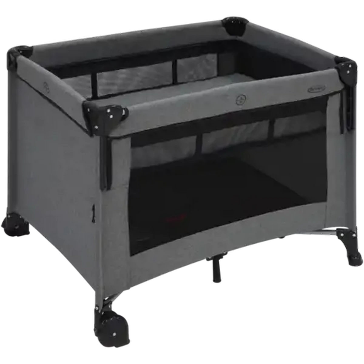 Checkers Sixty60 | Bambino Grey Melange Side By Side Travel Cot