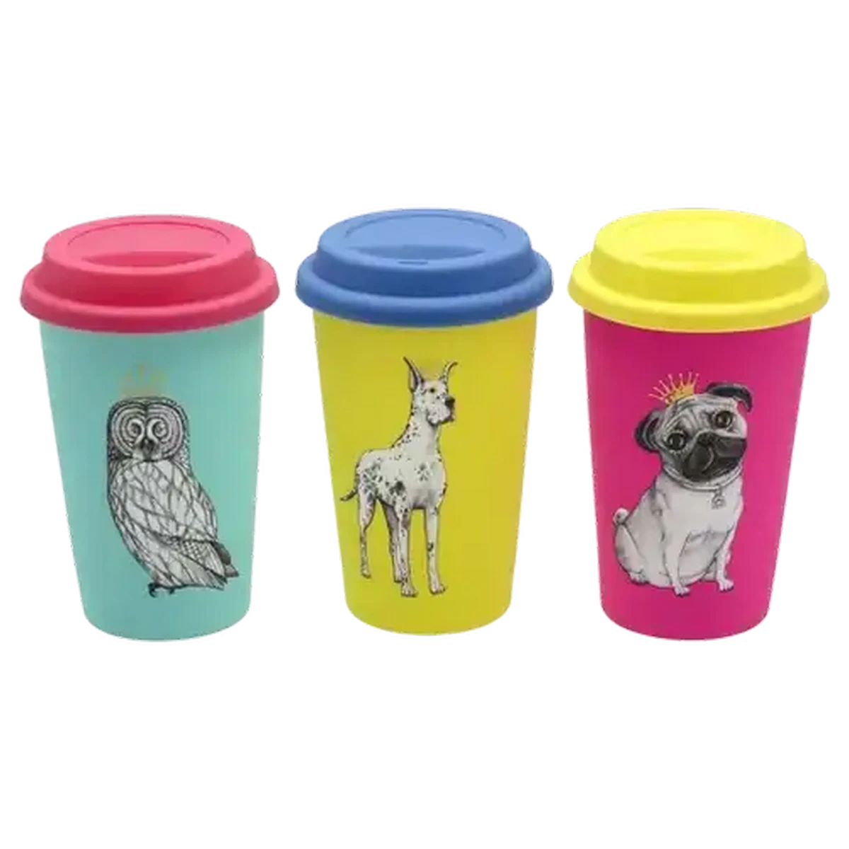 Checkers Sixty60 | Double Wall Animal Coffee Mug 300ml (Design May Vary)