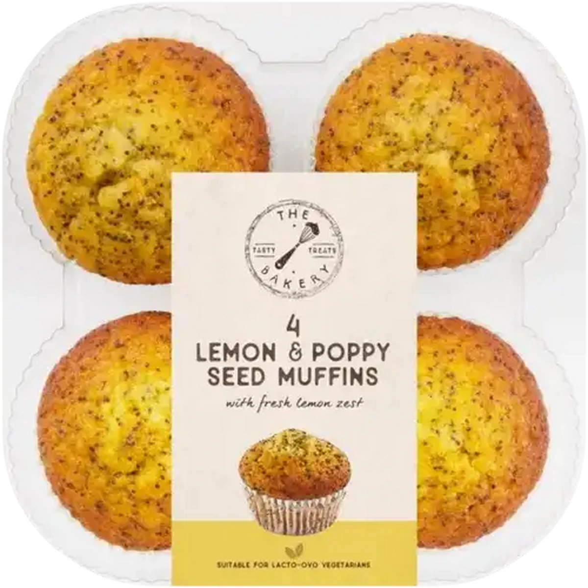 Checkers Sixty60 | The Bakery Lemon & Poppy Seed Muffins 4 Pack
