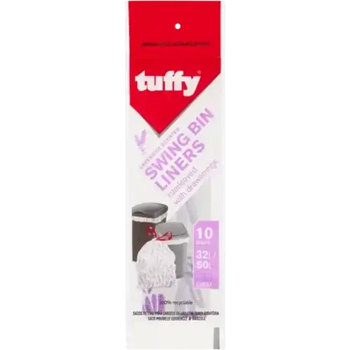Checkers Sixty60 | Tuffy Lavender Scented Swing Bin Liners 10 Pack