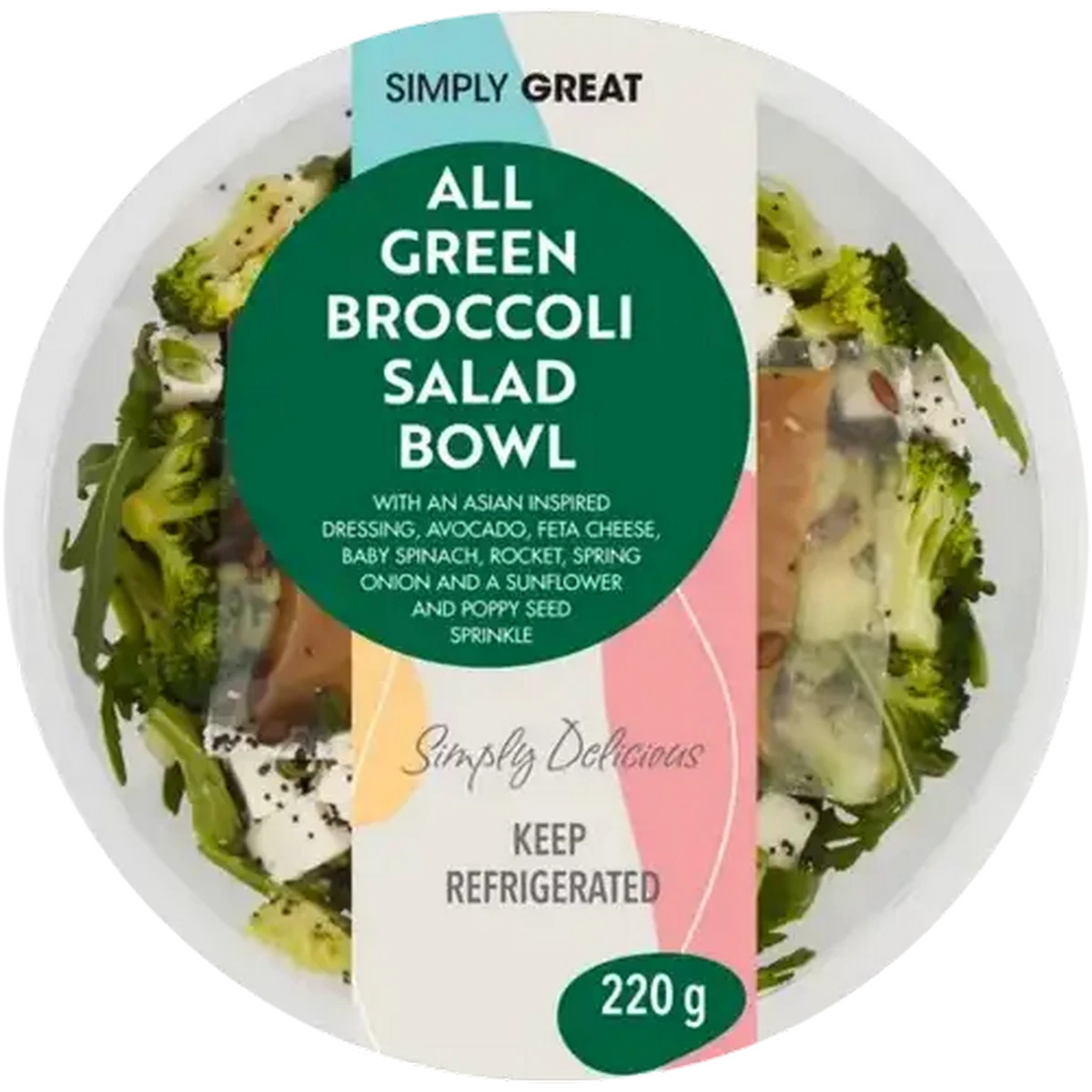Checkers Sixty60 | Simply Great All Green Broccoli Salad Bowl 220g