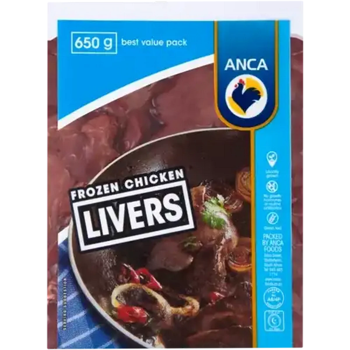 Checkers Sixty60 | Anca Frozen Chicken Livers 650g